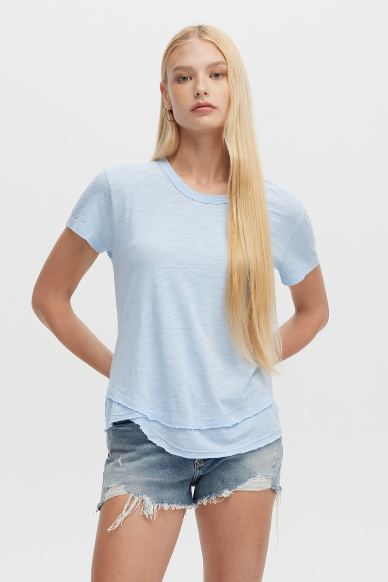 AVA - Mock layer T-Shirt – CHRLDR.COM